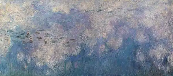 Claude Monet: The Waterlilies - The Clouds (central section) 1915-26 ...