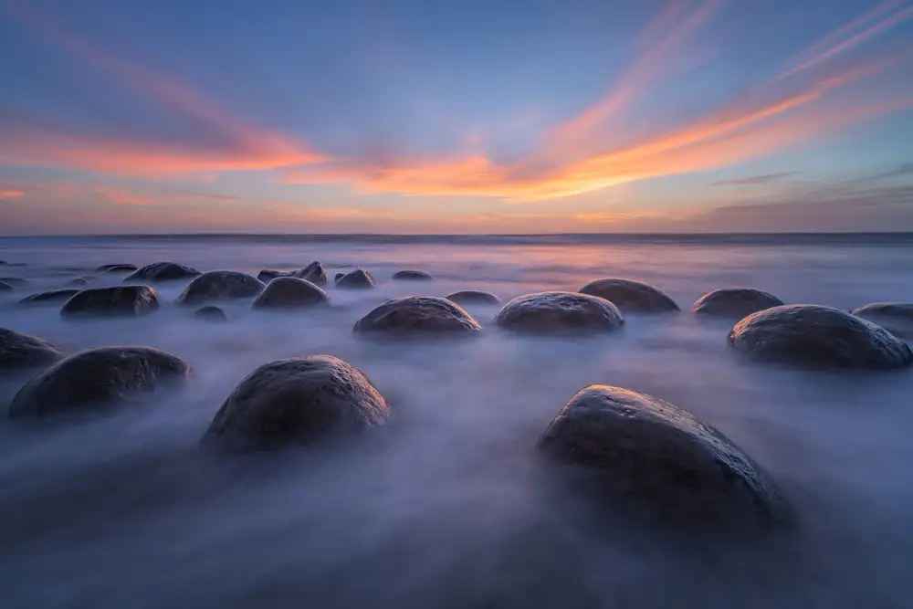 April Xie: Sunset at Bowling Ball Beach | Sea and ships | | Fine art ...