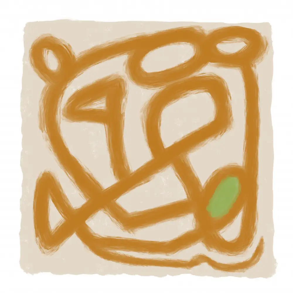Sharyn Bursic: Tan Scribble 3 | Abstract | Contemporary art | Fine art ...