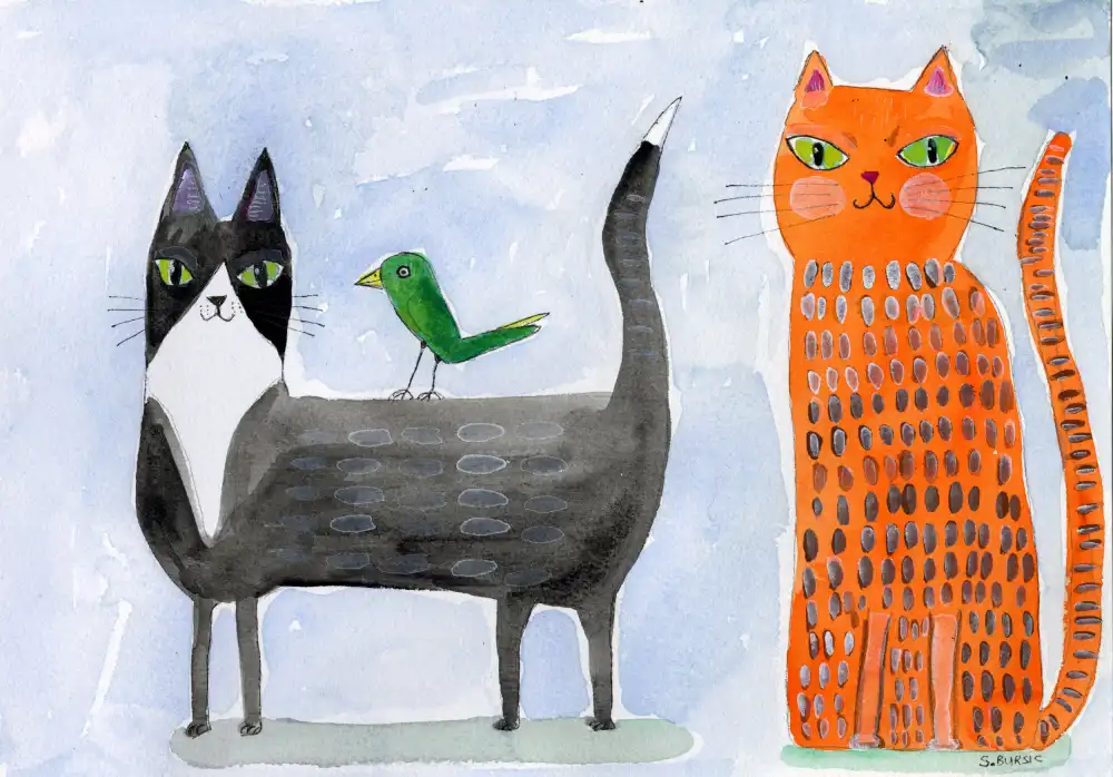 Sharyn Bursic: Unusual Friends | Animals | Contemporary art | Fine art ...
