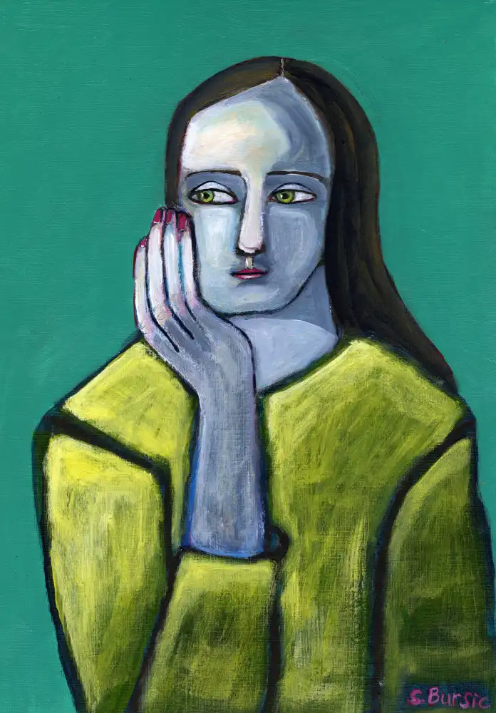 Sharyn Bursic: Woman with Big Hands | Portraits | Contemporary art ...
