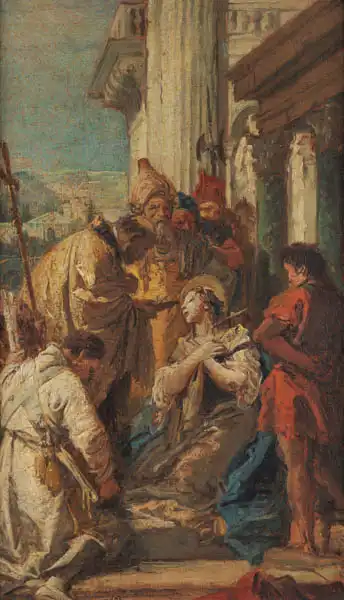 Giovanni Battista Tiepolo (Giambattista Tiepolo): Poslední přijímání sv ...
