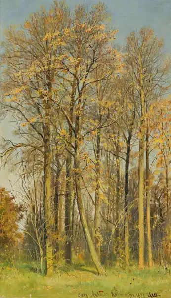 Ivan Shishkin: Jeřáby na podzim | Krajinka | Realismus | Obrazy ...