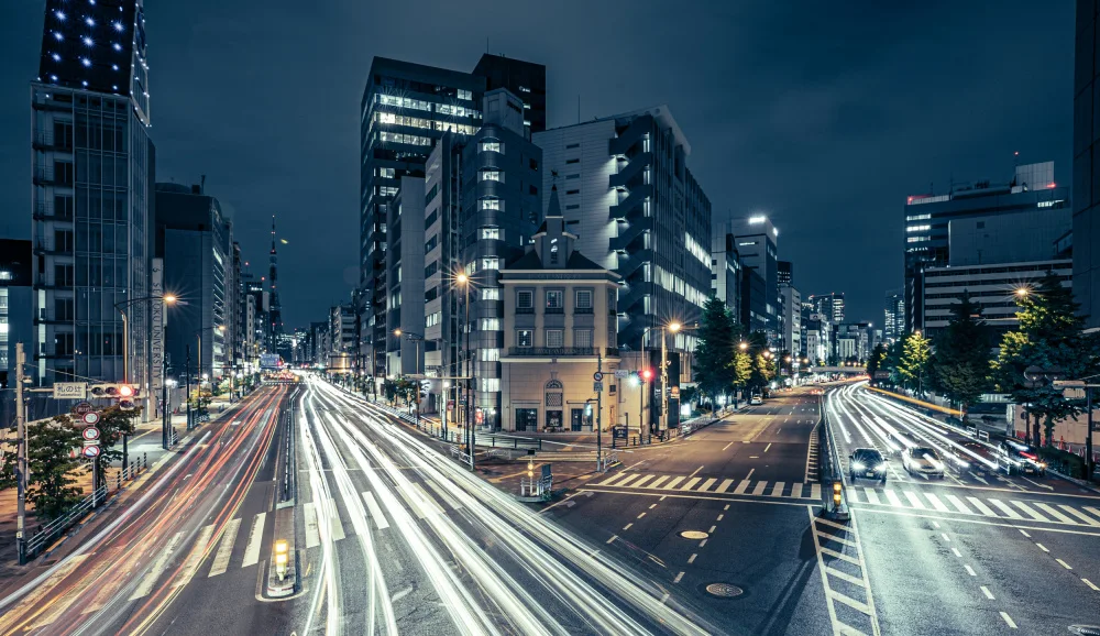 Dai Hirayama: Minatoku light trail | Cities | Photographs | Fine art ...