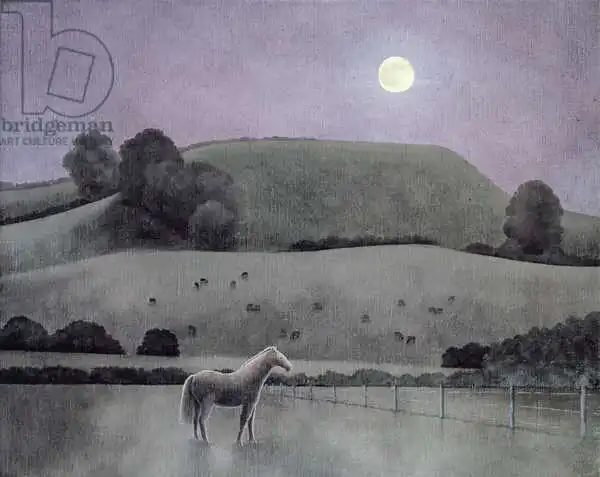 Ann Brain: Horse in Moonlight | Animals | Contemporary art | Fine art ...