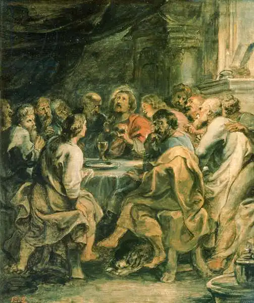Peter Paul Rubens: The Last Supper, c.1630-31 | Religious | Baroque | Fine art prints ...
