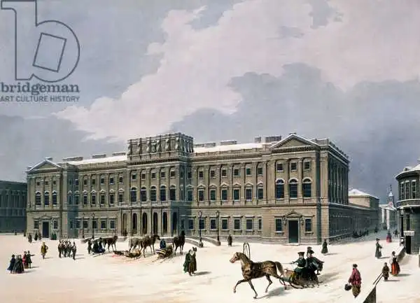 Louis Jules Arnout: Palace of the Grand Duke of Leuchtenberg in St ...