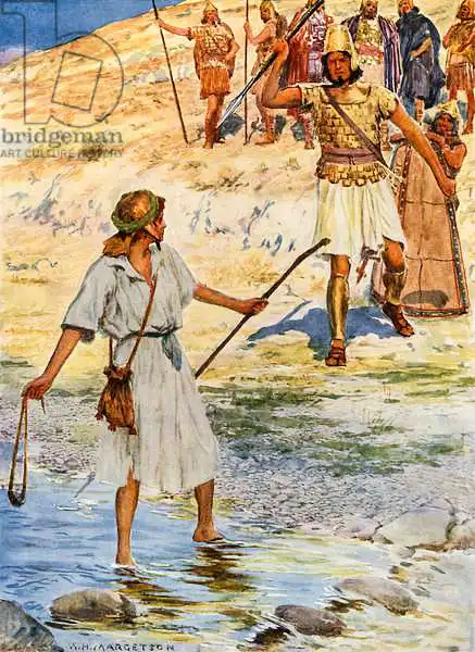 William Henry Margetson: David and Goliath | Religious ...