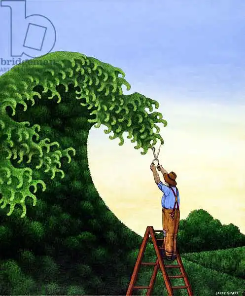 Larry Smart: Topiary Wave | Portraits | Contemporary art | Fine art ...