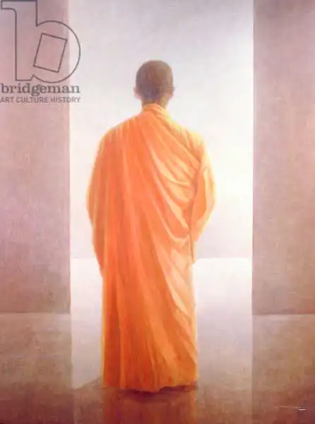 Lincol Seligman: Young Monk, back view, Vietnam | Portraits ...
