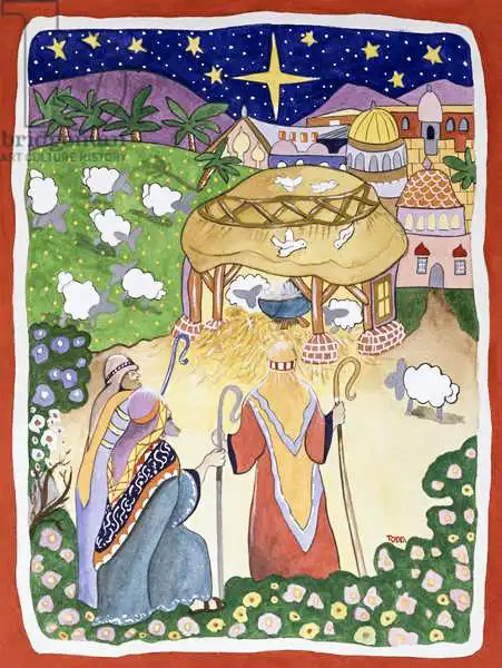 Tony Todd: The Three Shepherds | Religious | Contemporary art | Fine ...