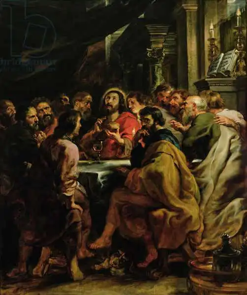 Peter Paul Rubens: The Last Supper, 1630-32 | Religious | Baroque | Fine art prints ...
