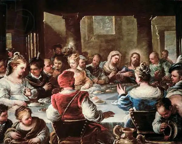 Luca Giordano: Marriage at Cana | Náboženské | Baroko | Obrazy ...