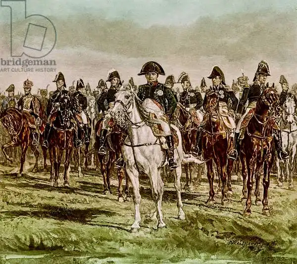 Jean-Louis Ernest Meissonier: Napoleon I (1769-1821) and his Staff ...