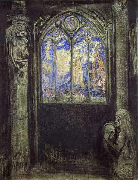 Odilon Redon: The Stained Glass Window | Architecture | Symbolism ...