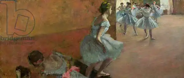 Edgar Degas: Dancers Ascending a Staircase, c.1886-88 | People ...