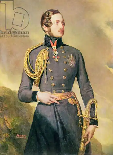 Franz Xaver Winterhalter: Portrait the Prince Consort Albert of Saxe ...