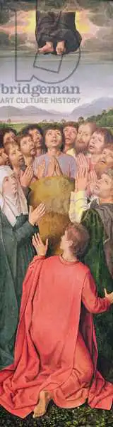 Hans Memling: Triptych of the Resurrection, right panel: The Ascension, c.1485-90 | Religious ...