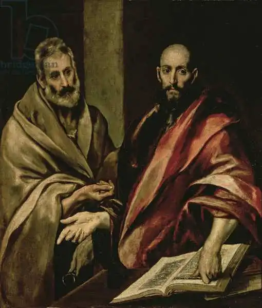 El Greco: St. Peter and St. Paul, between 1587 and 1592 | Religious ...