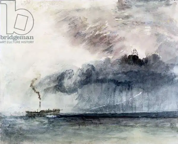 William Turner: Steamboat in a Storm | Sea and ships | Impressionism ...