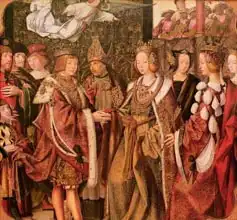 Neznámý autor: St. Ursula and Prince Etherius Making a Solemn Vow to ...